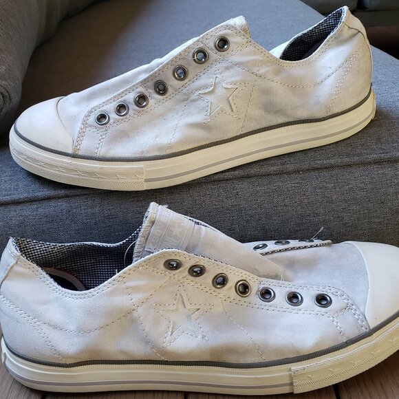 Converse | Shoes | Bnwt Ctos Converse Laceless Slipon Oxfords In Light ...